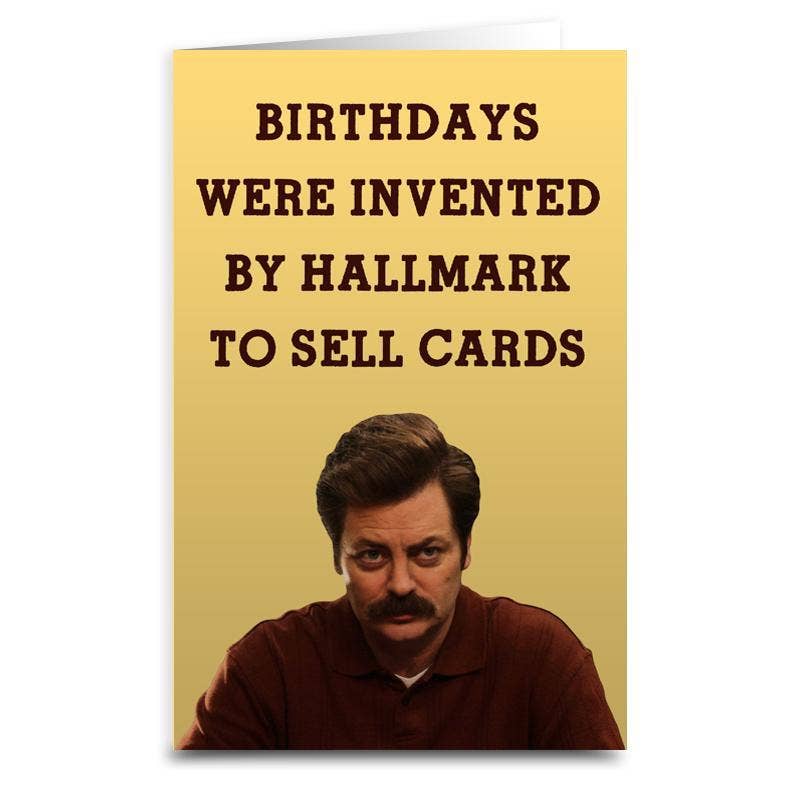 Birthdays Were Invented by Hallmark Greeting Card – By The Board Games ...