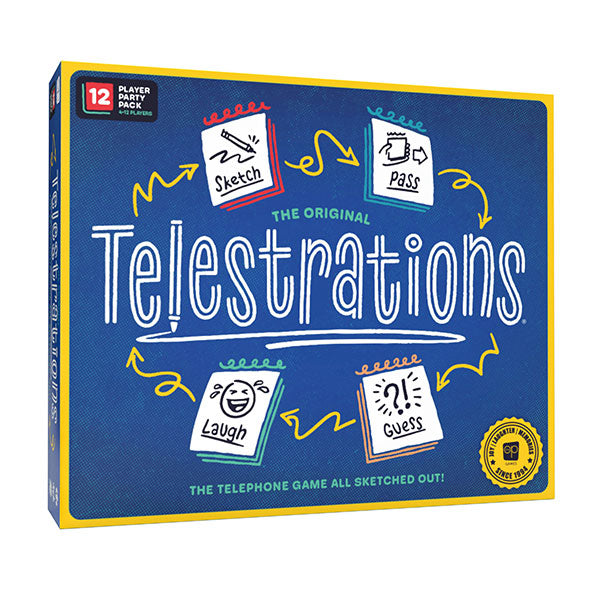 Telestrations: Party Pack (12 Players), 2025 Edition – By The Board ...