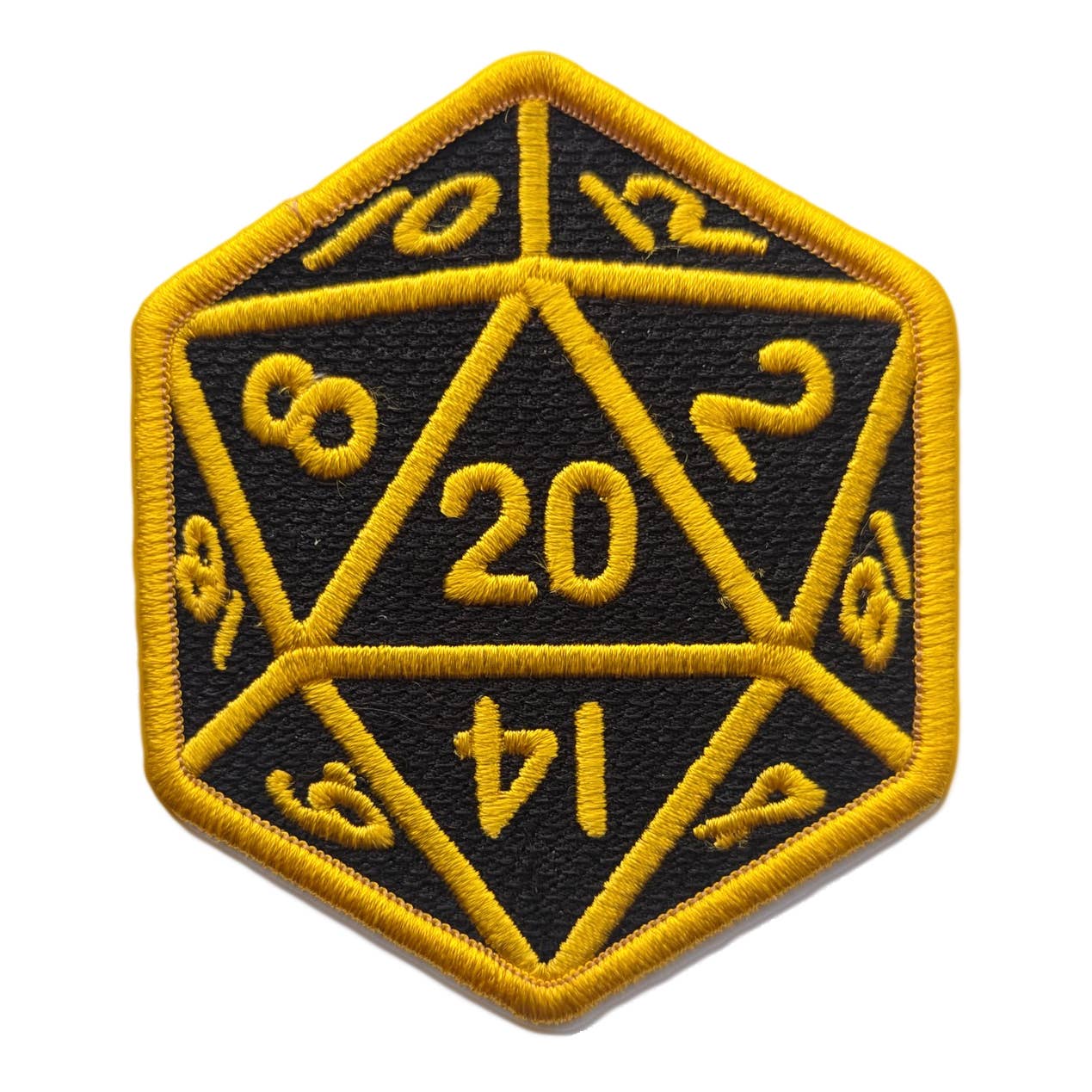 20 Sided Die Patch – By The Board Games & Entertainment